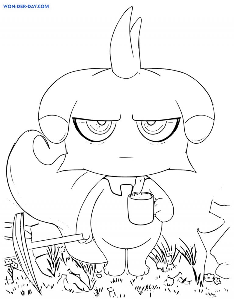 Palworld coloring pages | WONDER DAY — Coloring pages for children and ...