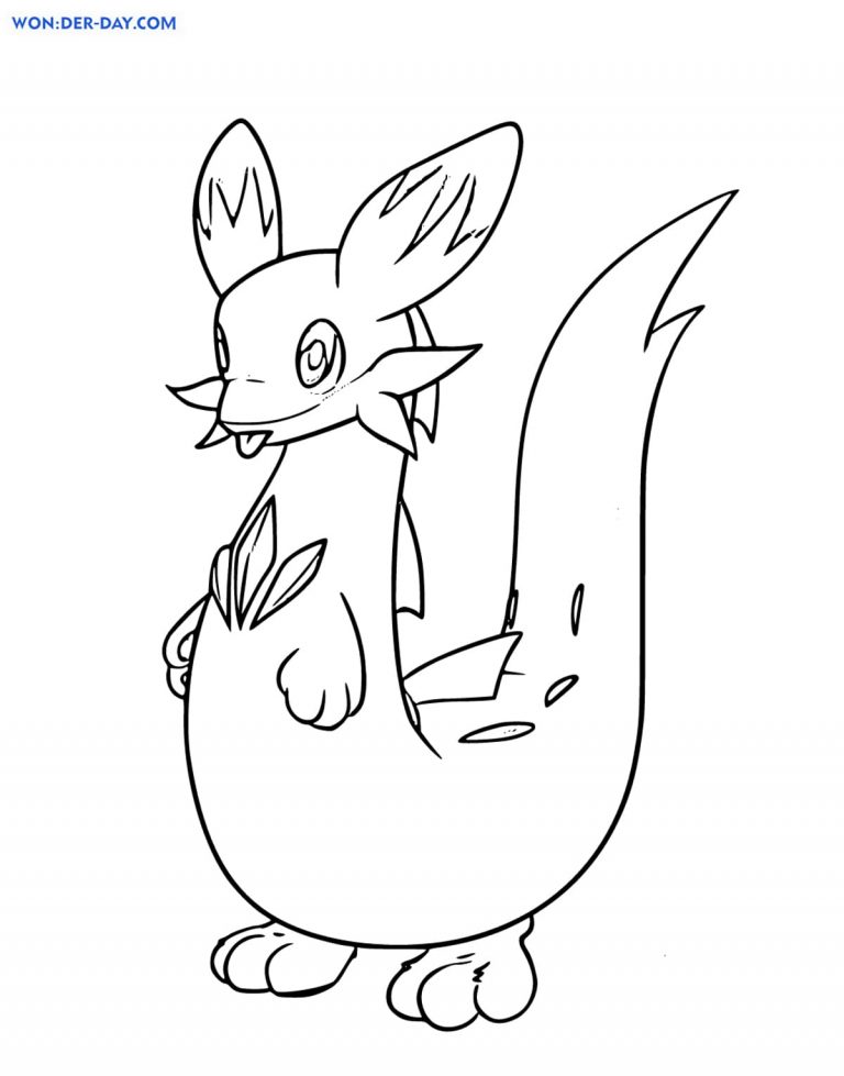 Palworld coloring pages | WONDER DAY — Coloring pages for children and ...