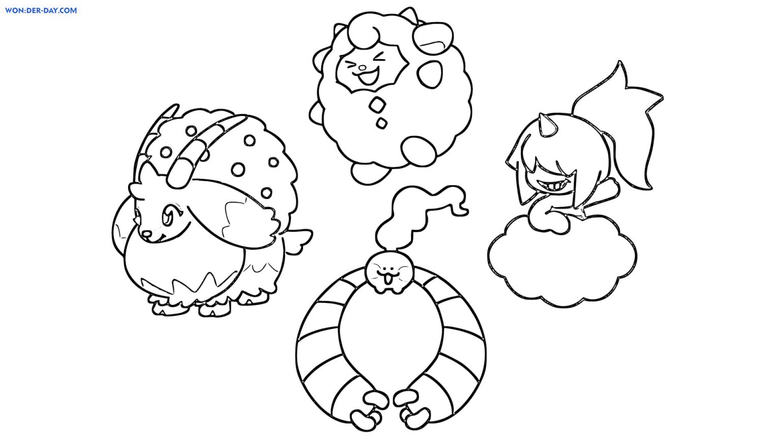 Palworld coloring pages | WONDER DAY — Coloring pages for children and ...