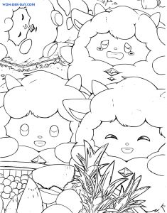 Palworld coloring pages | WONDER DAY — Coloring pages for children and ...