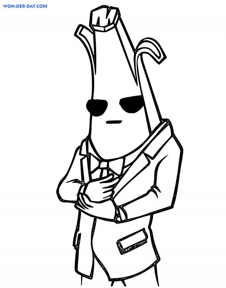 Coloriages Peely | WONDER DAY