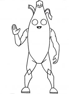 Peely Coloring Pages | WONDER DAY