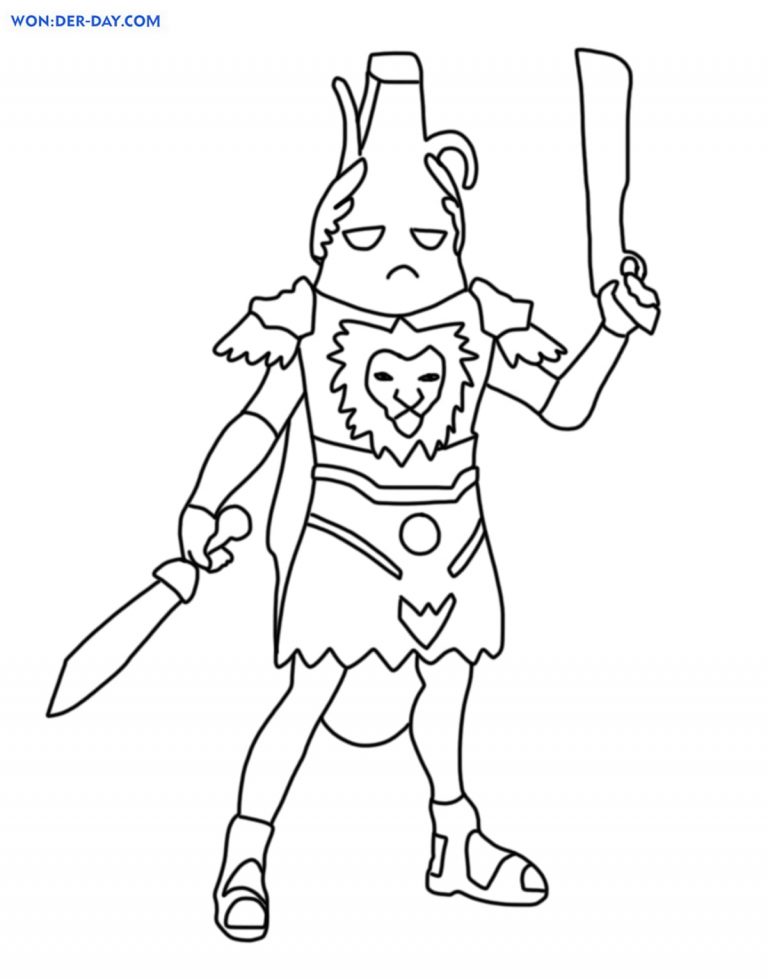 Peely Coloring Pages | WONDER DAY