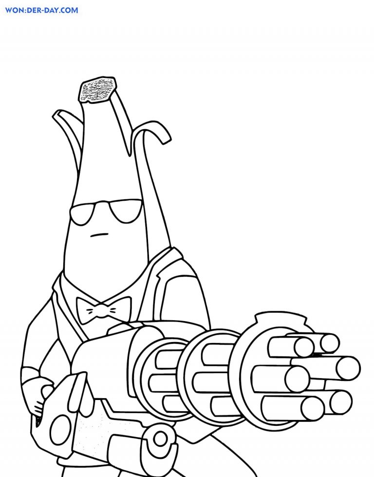 Coloriages Peely | WONDER DAY