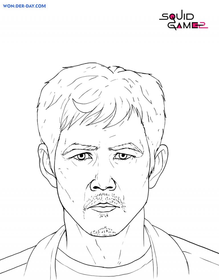 Disegni di Squid Game 2 da colorare | Wonder-Day