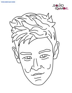 Squid Game 2 Coloring Pages | Wonder-Day