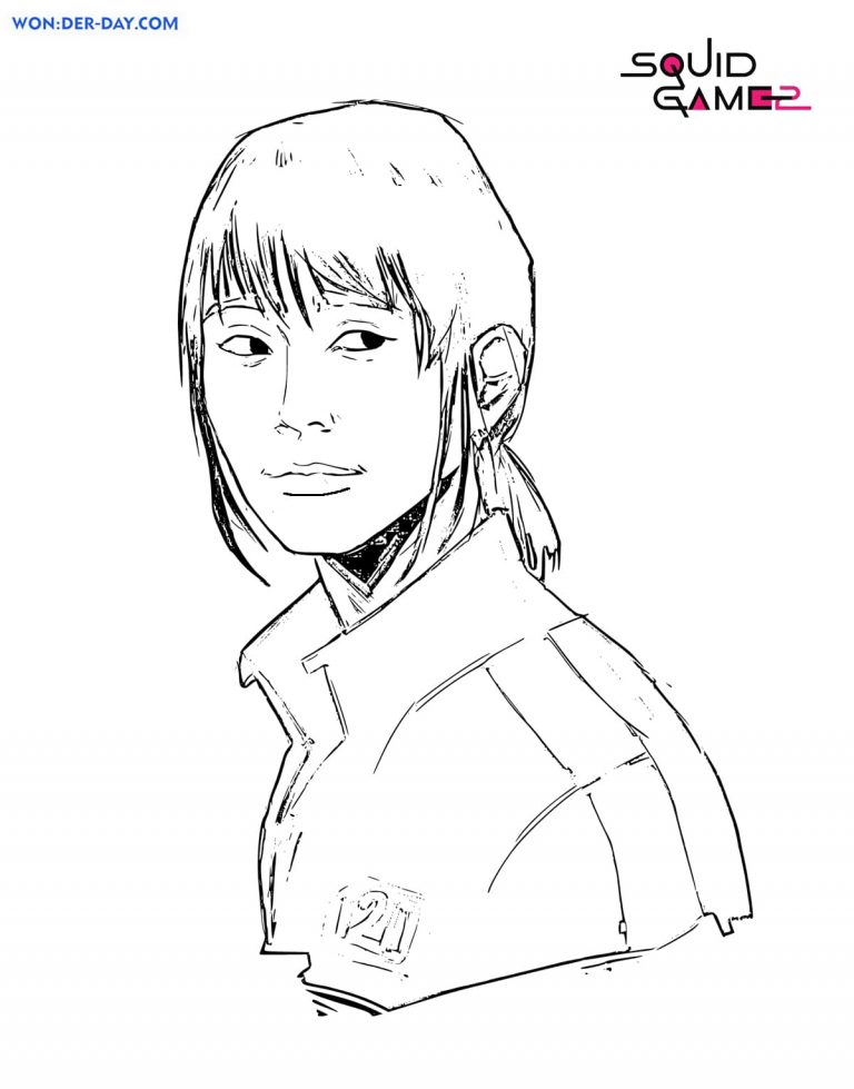 Squid Game 2 Coloring Pages | Wonder-Day