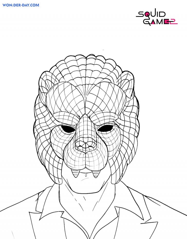 Squid Game 2 Coloring Pages | Wonder-Day