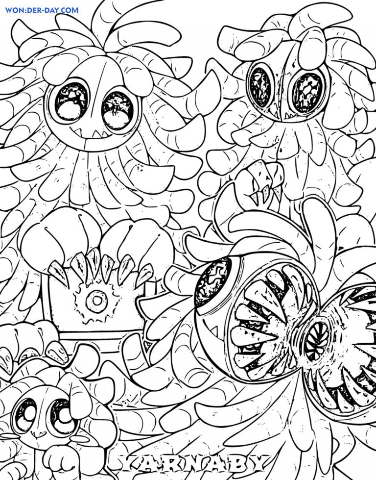 Yarnaby Coloring Pages | Print and Color