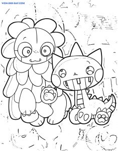 Yarnaby Coloring Pages | Print and Color