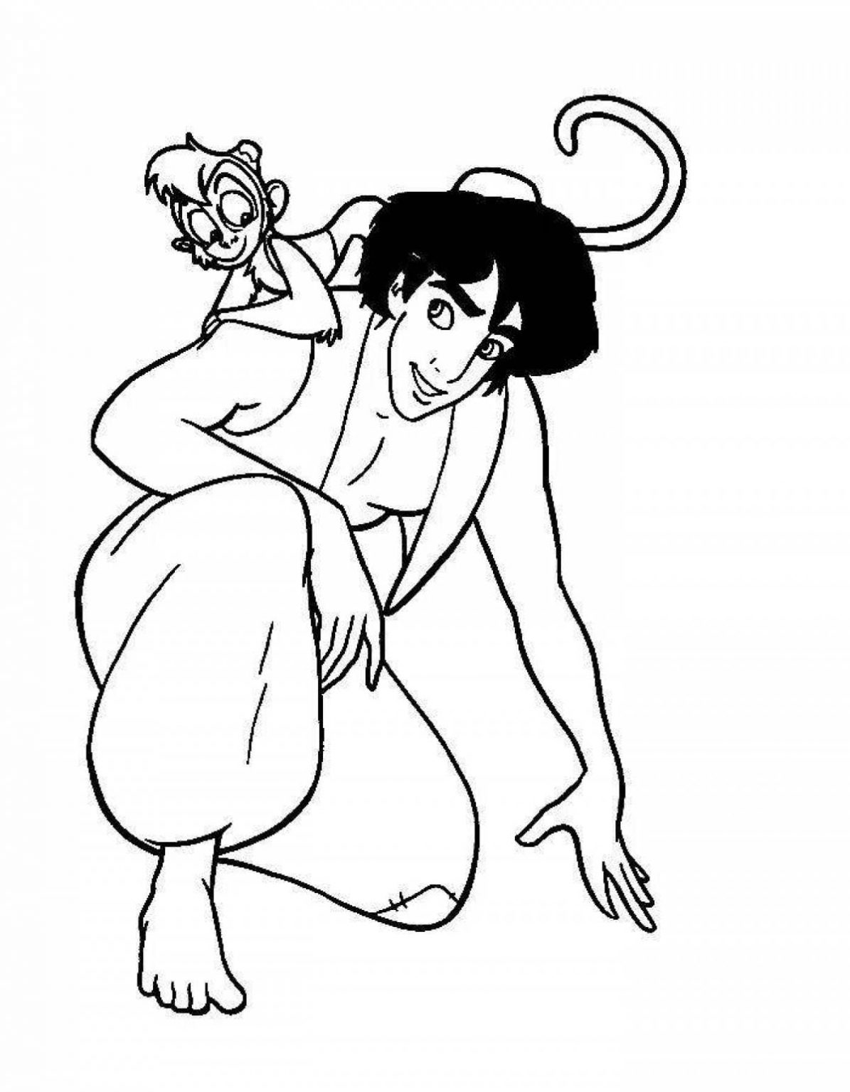Aladdin Coloring Pages | Download and print for free