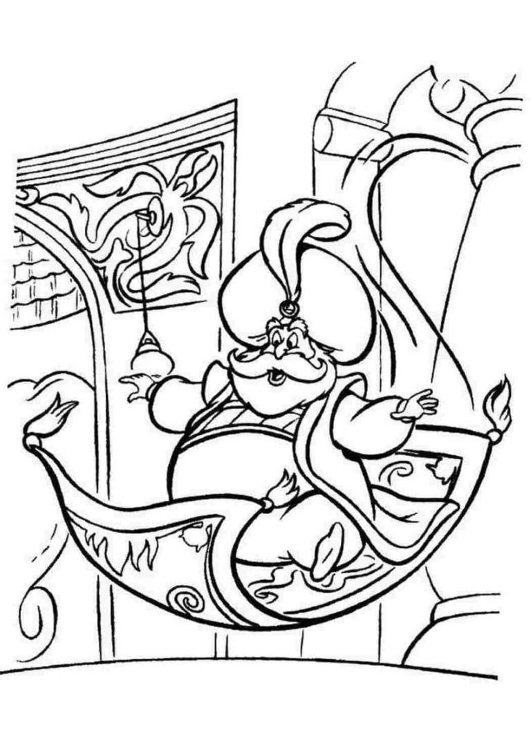 Disegni di Aladdin da colorare | Scarica e stampa gratuitamente