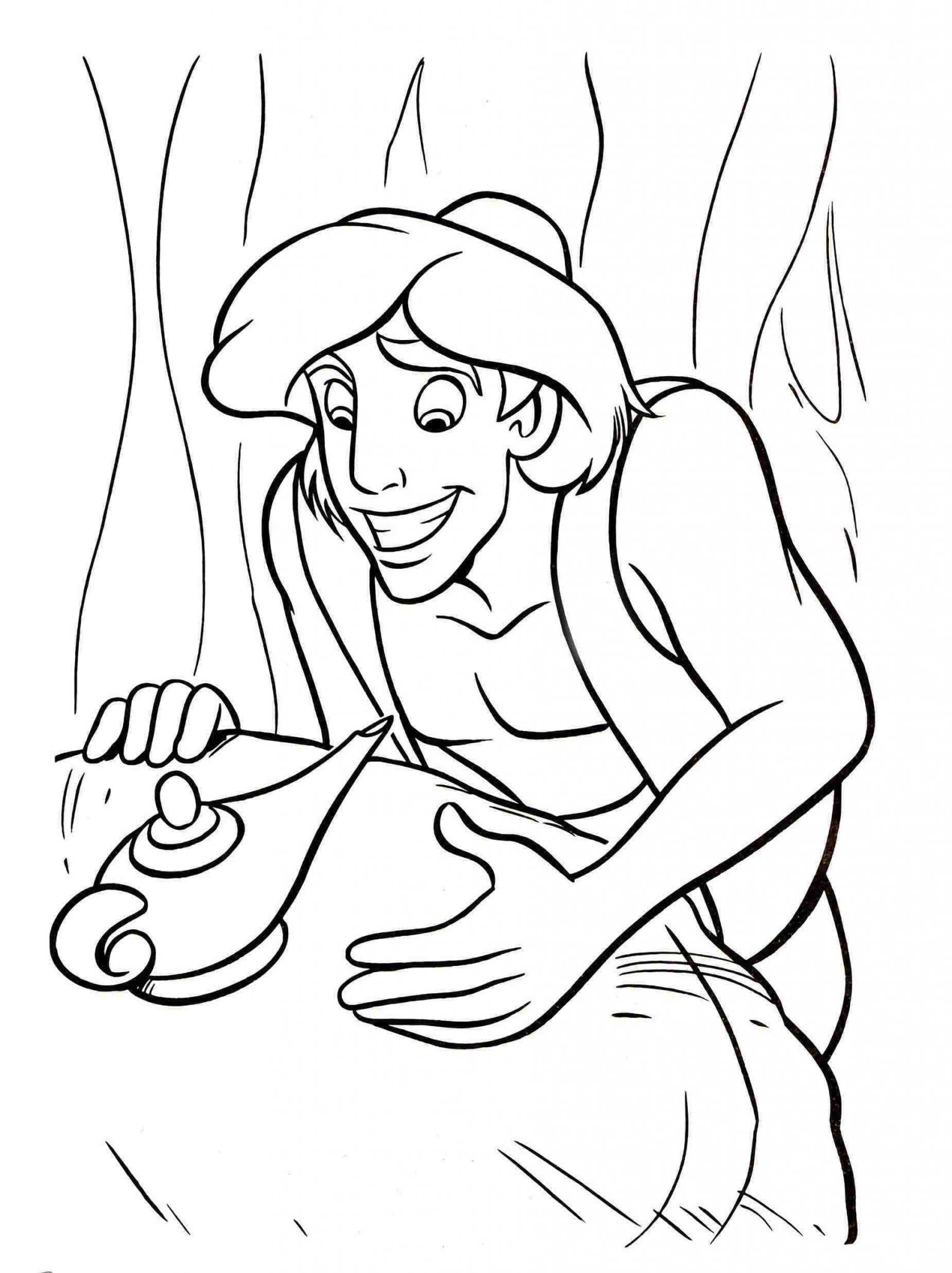 Disegni di Aladdin da colorare | Scarica e stampa gratuitamente