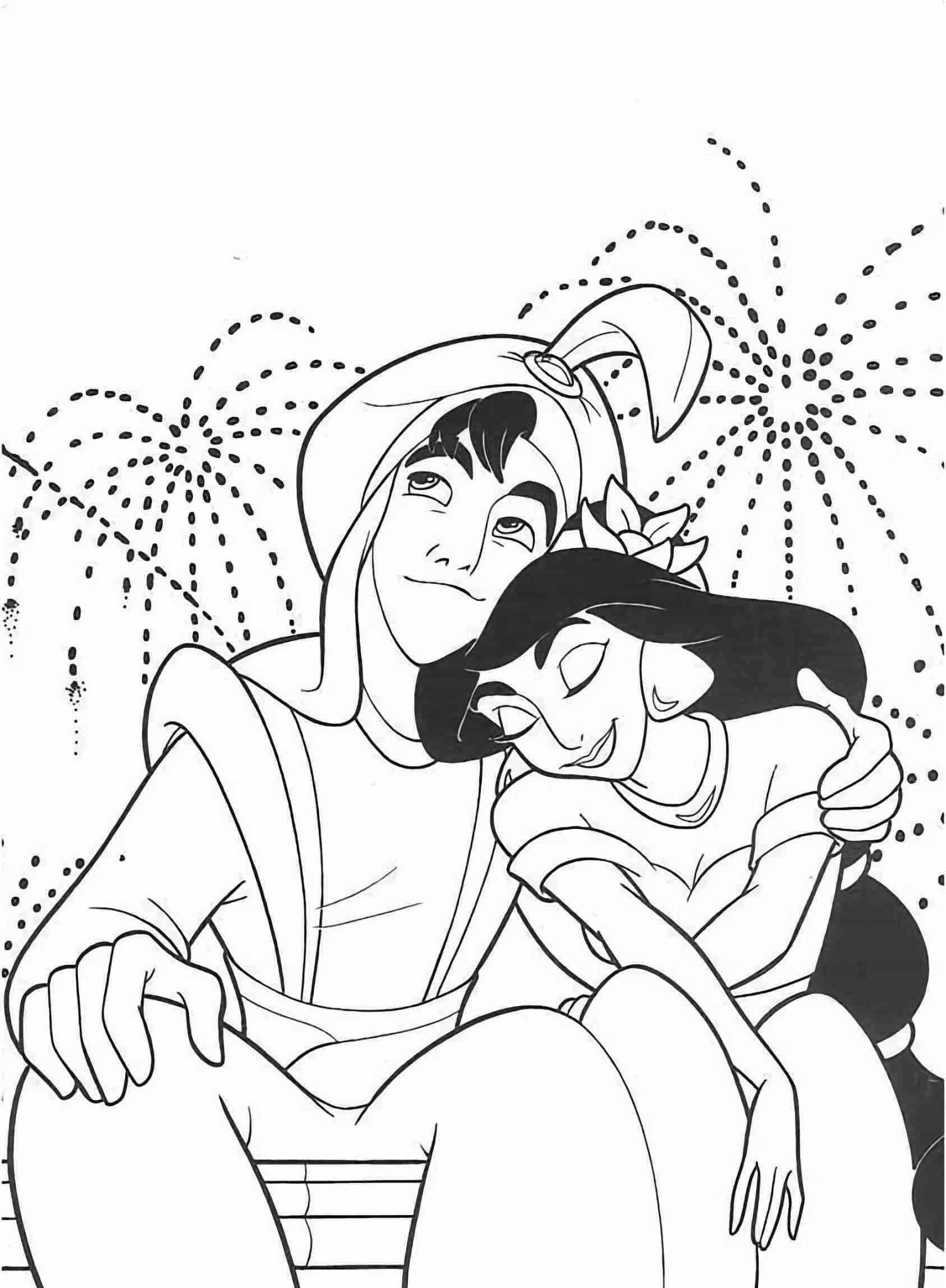 Disegni di Aladdin da colorare | Scarica e stampa gratuitamente