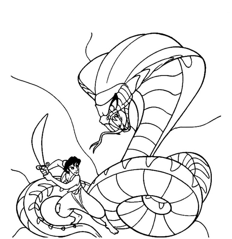 Aladdin Coloring Pages | Download and print for free