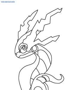 Miraidon Pokemon Coloring Pages | WONDER DAY