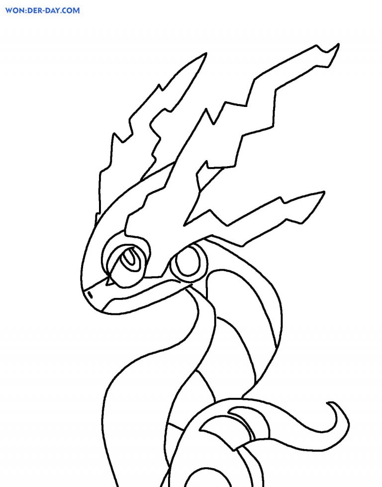 Miraidon Pokemon Coloring Pages | WONDER DAY