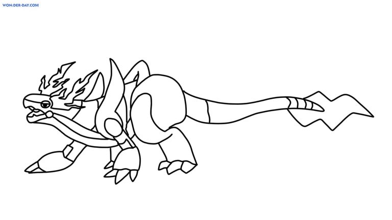 Miraidon Pokemon Coloring Pages | WONDER DAY