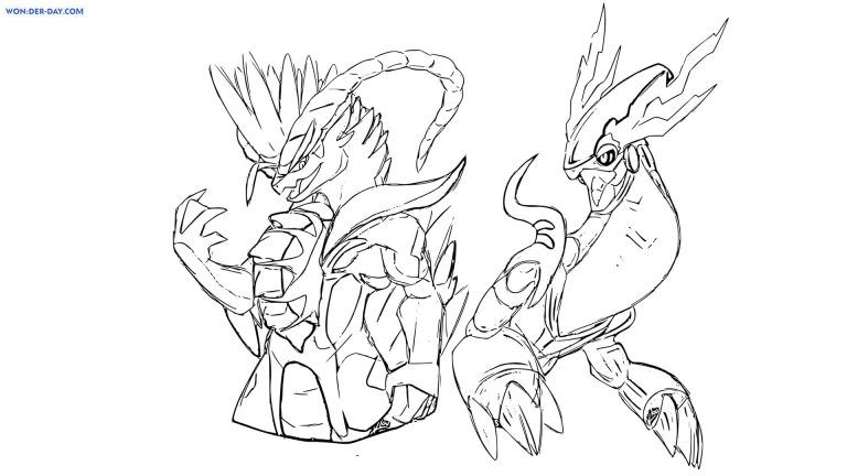 Miraidon Pokemon Coloring Pages | WONDER DAY