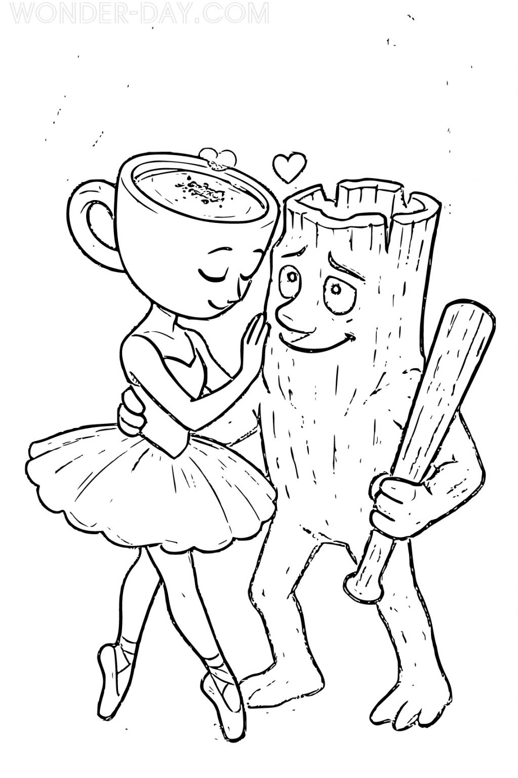 Disegni di Tung Tung Tung Sahur da colorare | WONDER DAY