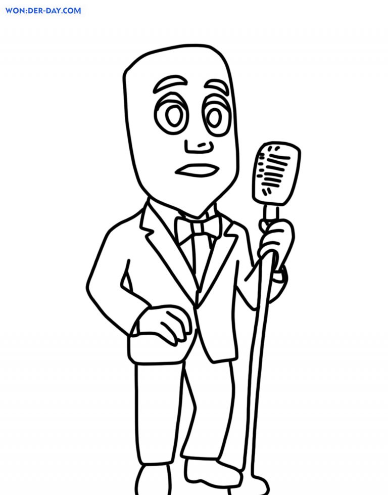 Tung Tung Tung Sahur Coloring Pages | WONDER DAY