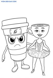 Cappuccino Assassino Coloring Pages | WONDER DAY