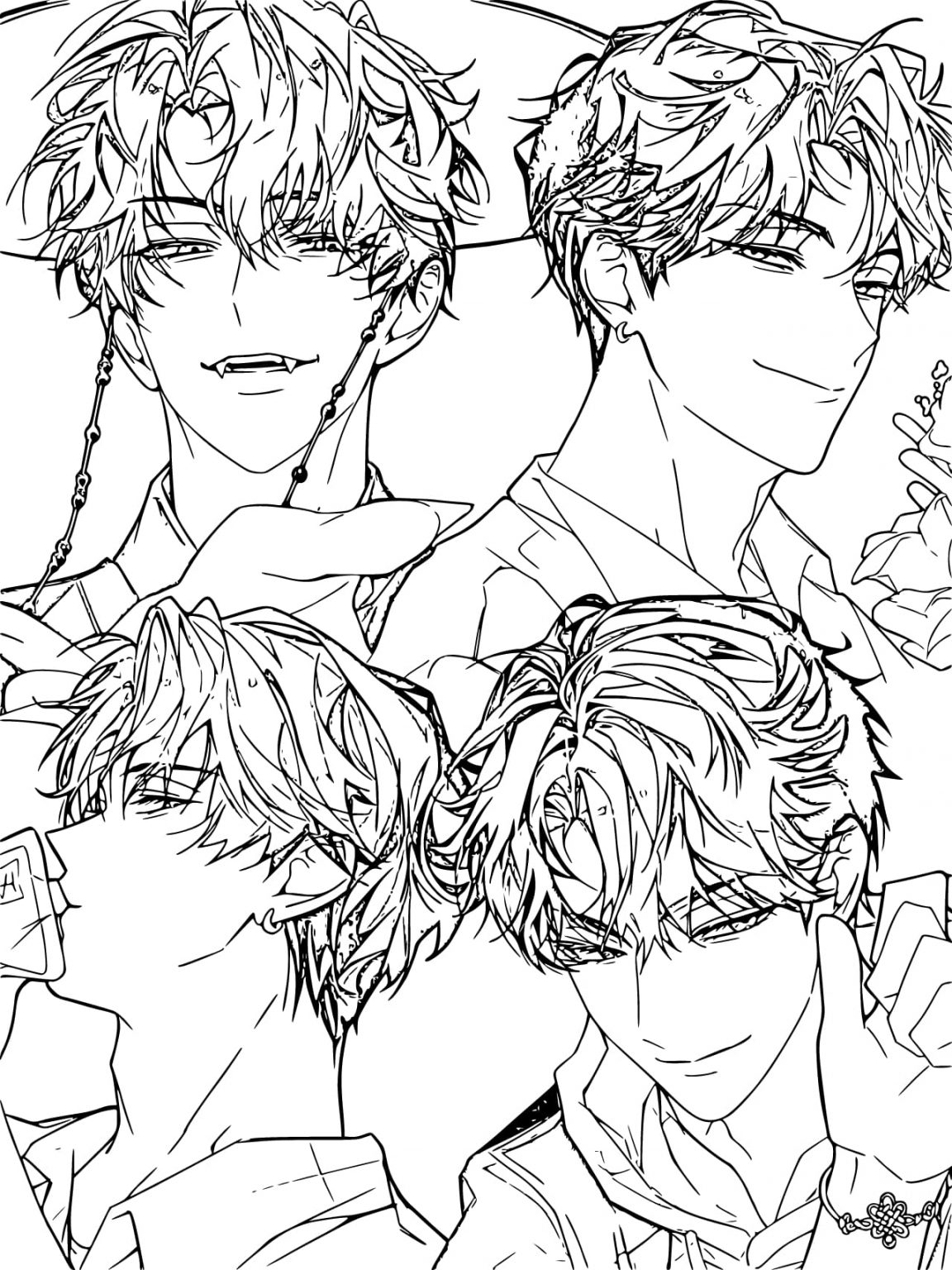 Disegni da colorare dei cacciatori di demoni Kpop