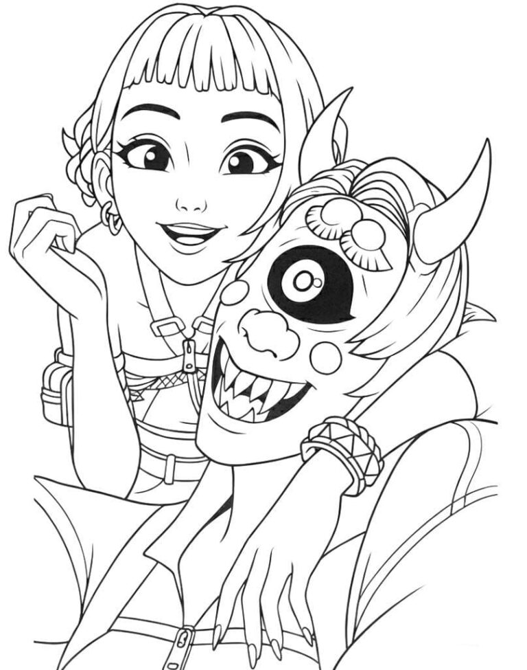Kpop Demon Hunters Coloring Pages | 100 Free Coloring Pages