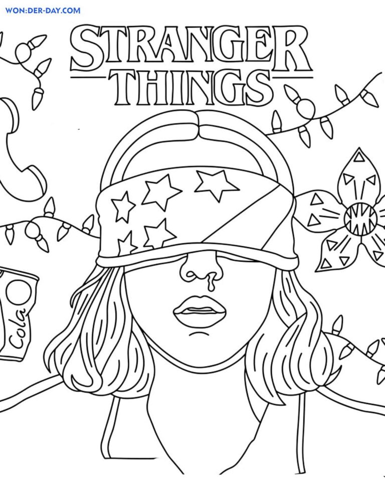 Stranger Things Coloring Pages | 100 Free Coloring Pages